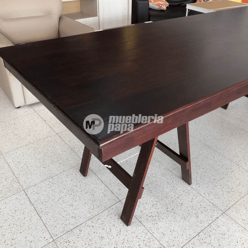 TABLÓN PREMIUM 200X80CM MADERA + 2 CABALLETES – Muebleriapapa